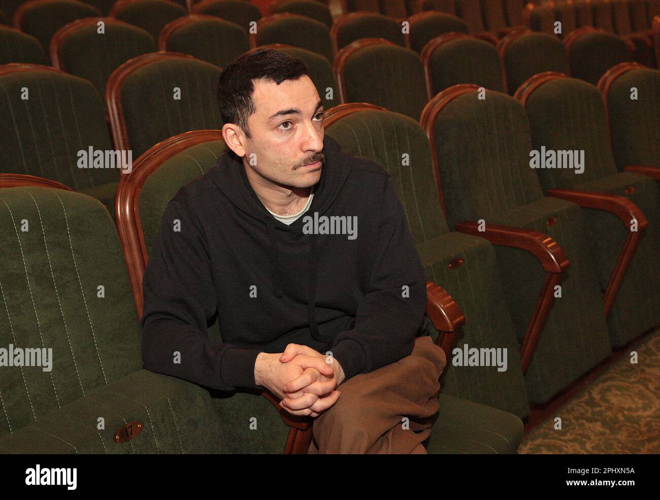 KYIV, UKRAINE - MARCH 29, 2023 - Director Davyd Petrosian attends the ...