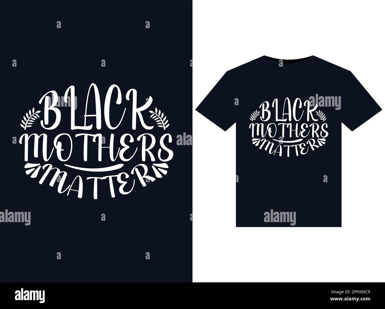 Black Mother Matter illustrations for print-ready T-Shirts design Stock ...