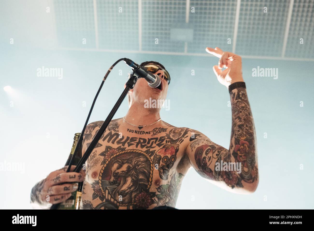 Copenhagen, Denmark. 29th Mar, 2023. The Swedish punk band Viagra Boys ...