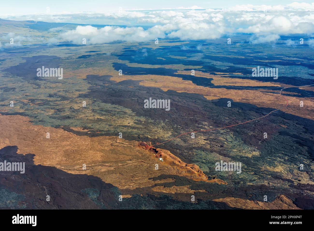 Beauty of Hawaii's barren volcanic landscape, with petrified lava ...