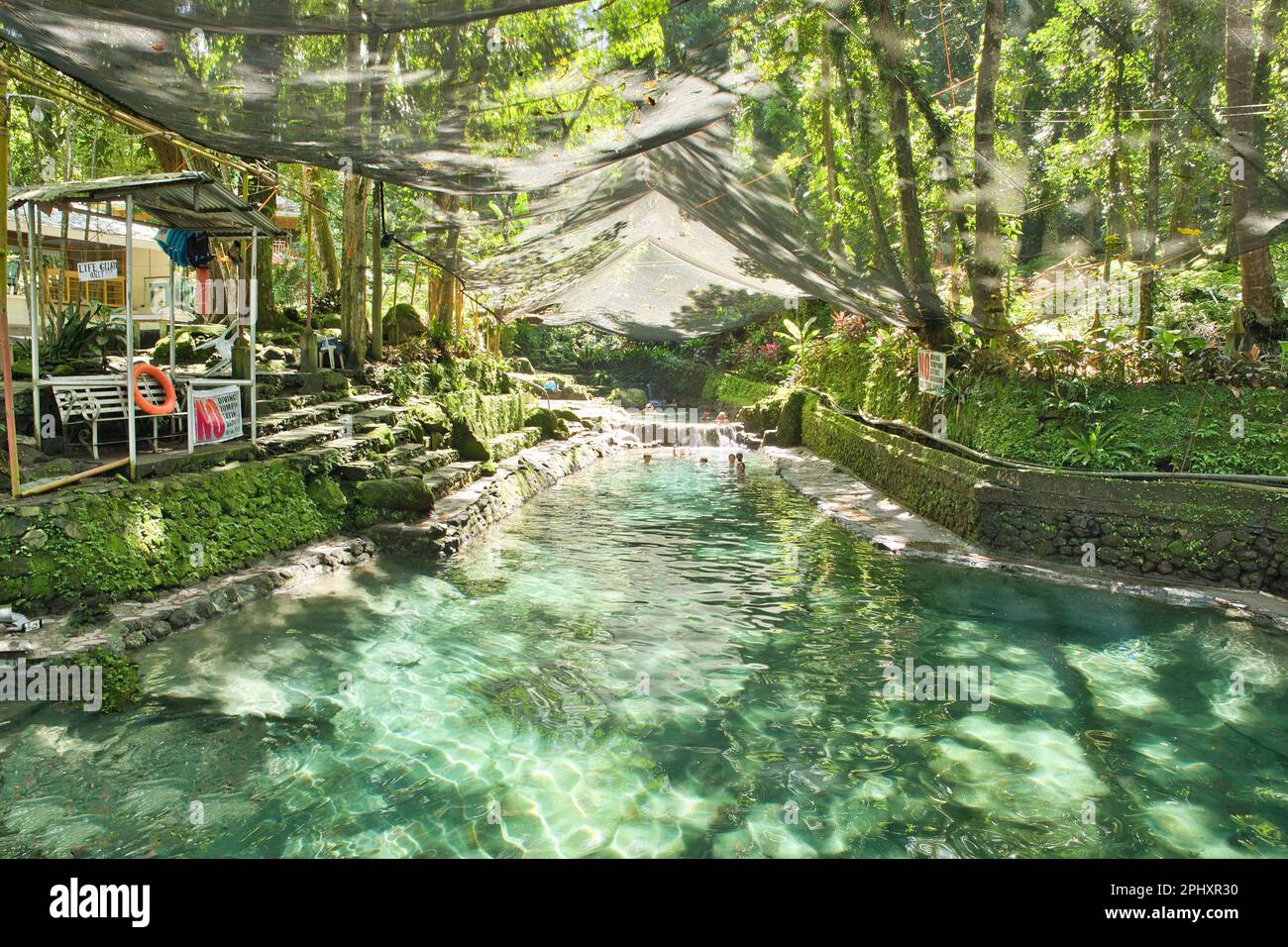 The idyllic Ardent Hot Springs in Camiguin, Philippines, surrounded by ...