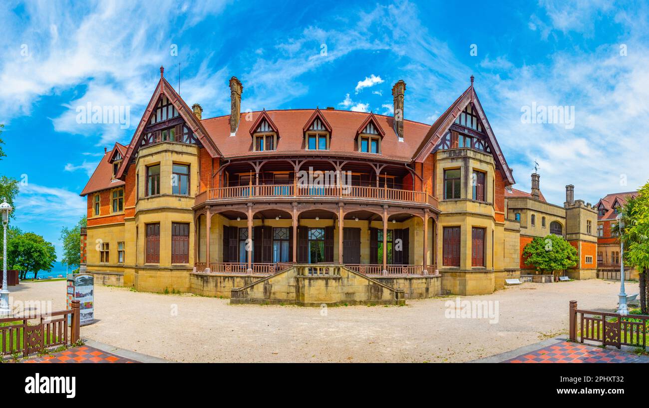 Miramar palace at San Sebastian, Spain Stock Photo - Alamy