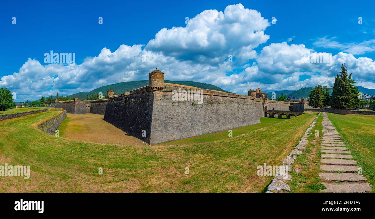 Ciudadela fortress in Spanish town Jaca Stock Photo - Alamy