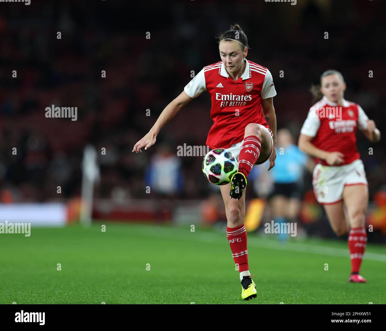 London, UK. 29th Mar, 2023. Caitlin Foord of Arsenal during the UEFA ...