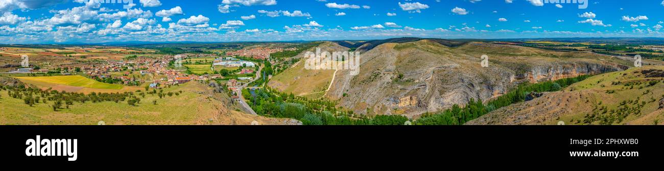 Aerial view of Ciudad de Osma town in Spain Stock Photo - Alamy