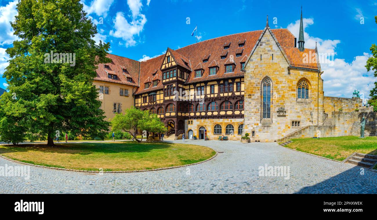 Courtyard of Veste Coburg castle in Germany Stock Photo - Alamy