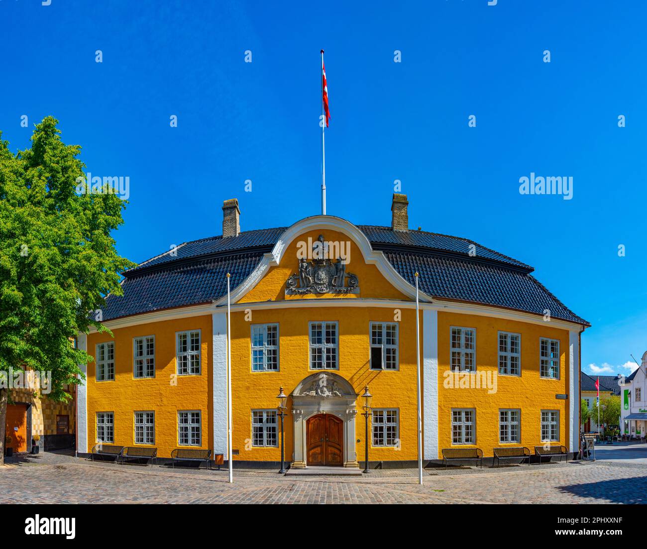 View of town hall in Aalborg, Denmark Stock Photo - Alamy