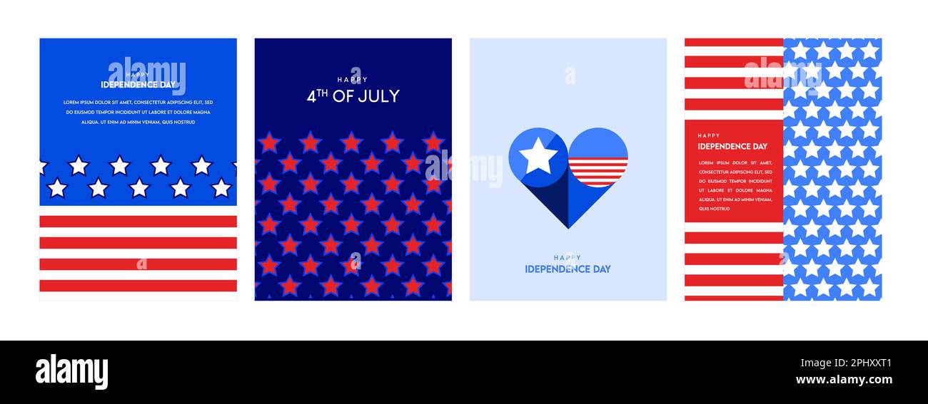 4th of July - Independence Day of America. Template background for ...