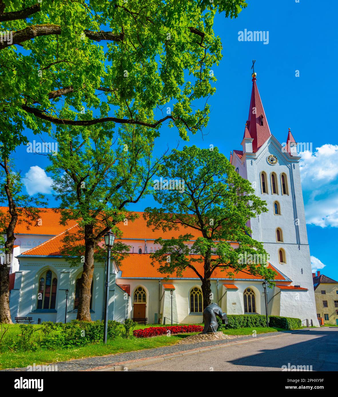 St johns church in cesis hi-res stock photography and images - Alamy