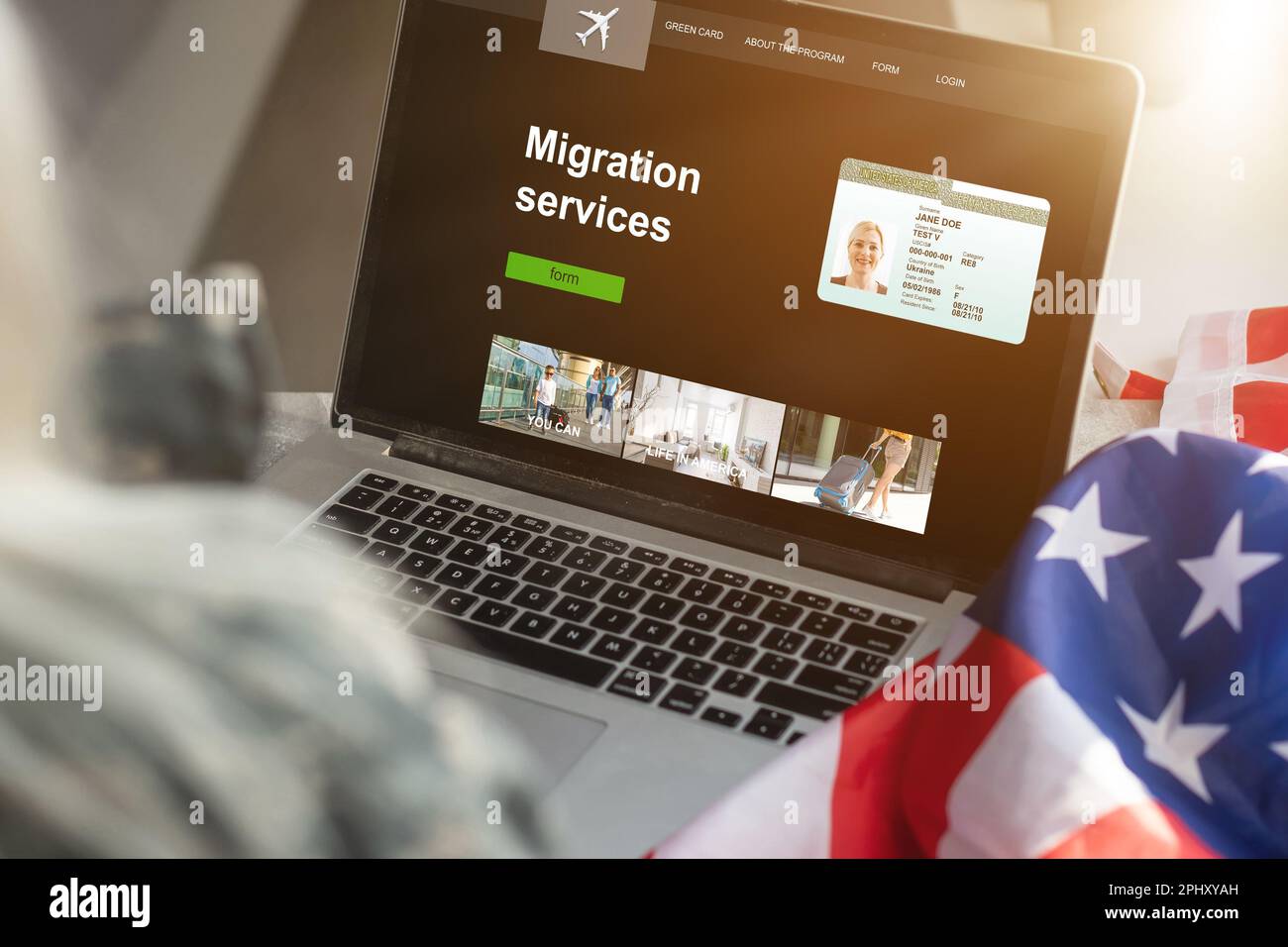 Social security card usa flag hi-res stock photography and images - Alamy