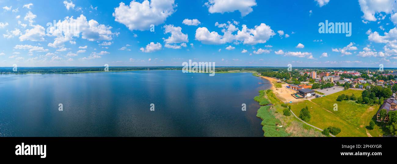 Aerial view of Tamula beach at Võru in Estonia Stock Photo - Alamy
