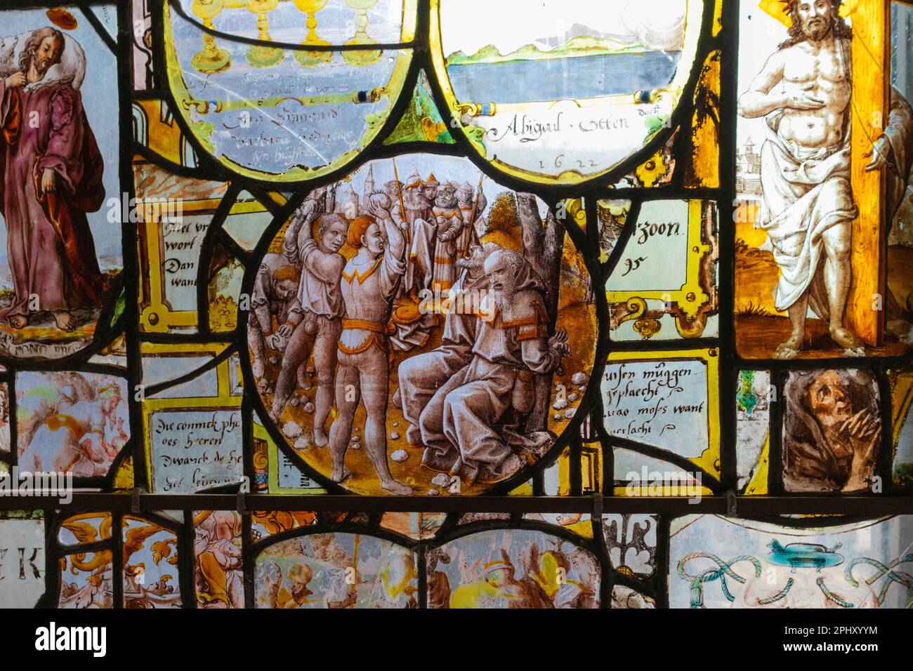 Dutch stained glass by Edward spencer Curling (1772-1850), Canterbury ...