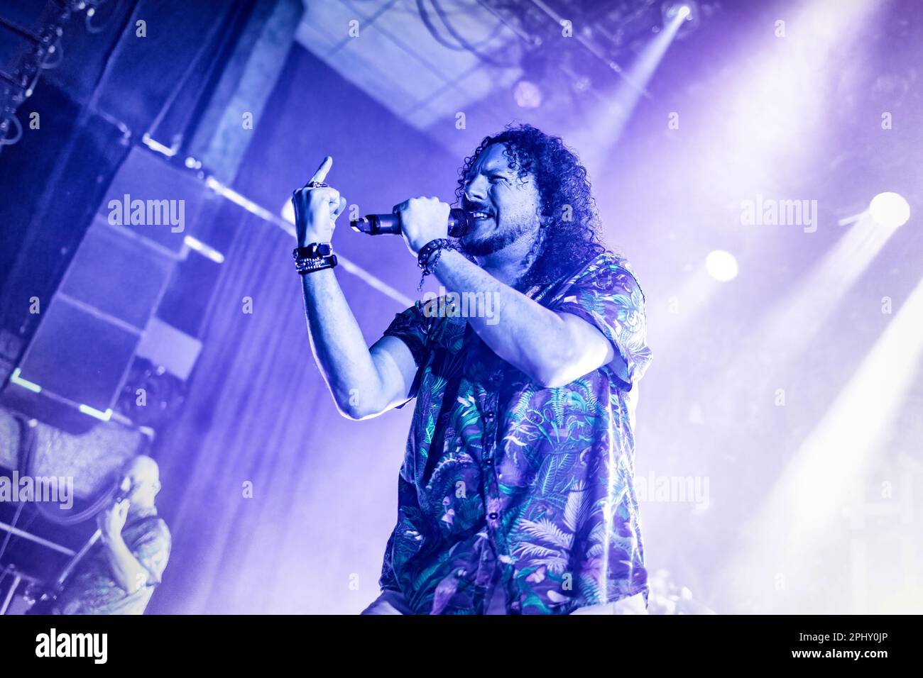 Oslo, Norway. 29th Mar, 2023. The British progressive metal band Haken ...