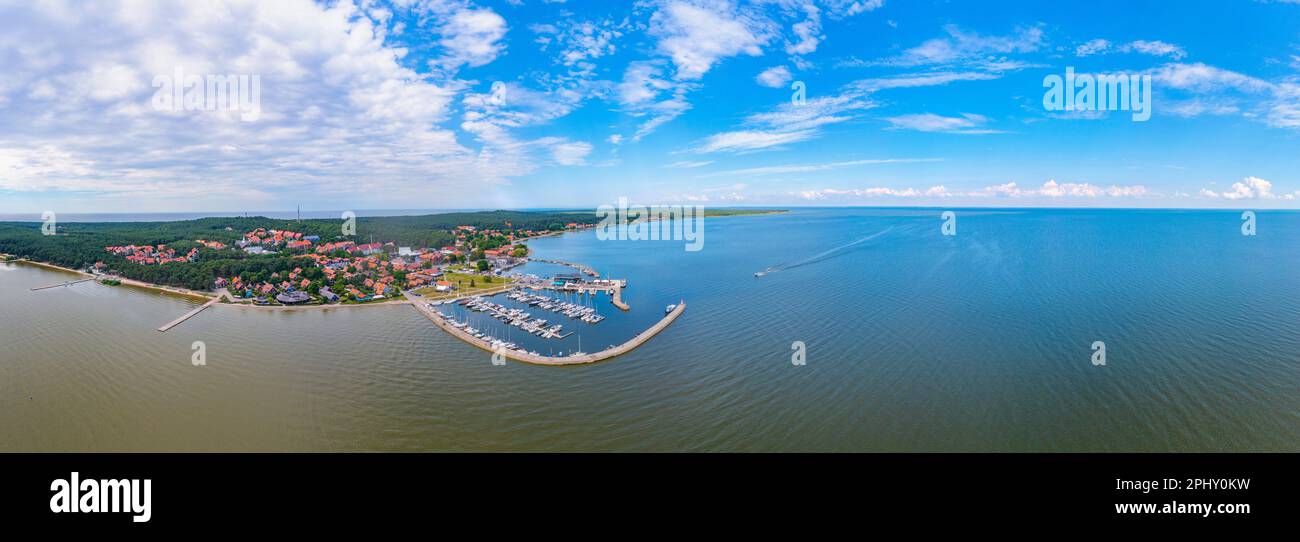 Panorama view of Lithuanian town Nida Stock Photo - Alamy