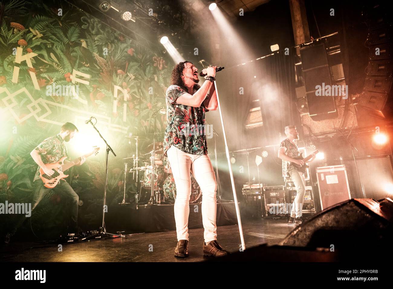 Oslo, Norway. 29th Mar, 2023. The British progressive metal band Haken ...
