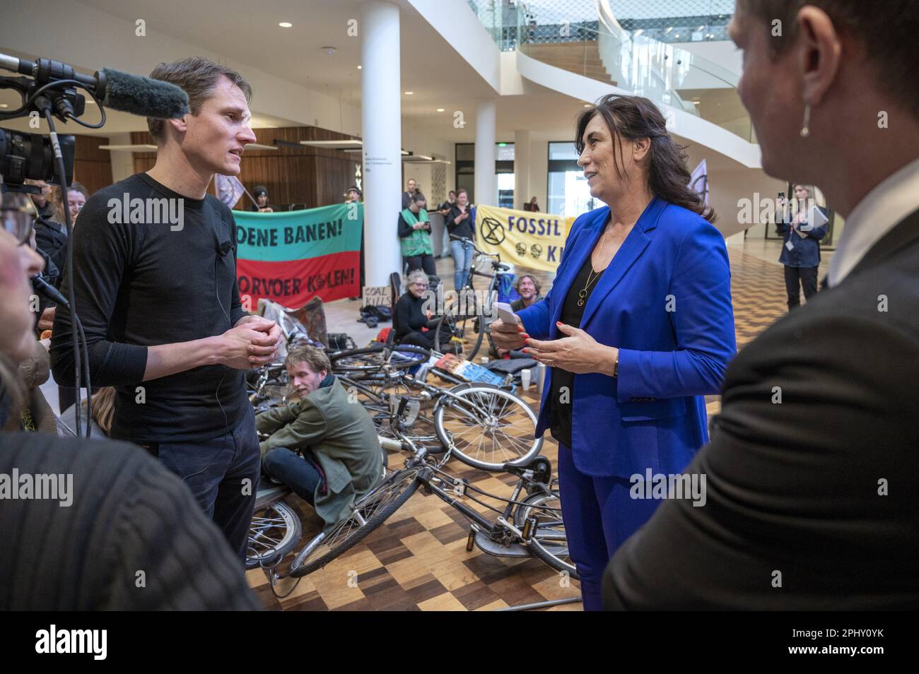 AMSTERDAM - Alderman Hester van Buren in conversation with the climate ...