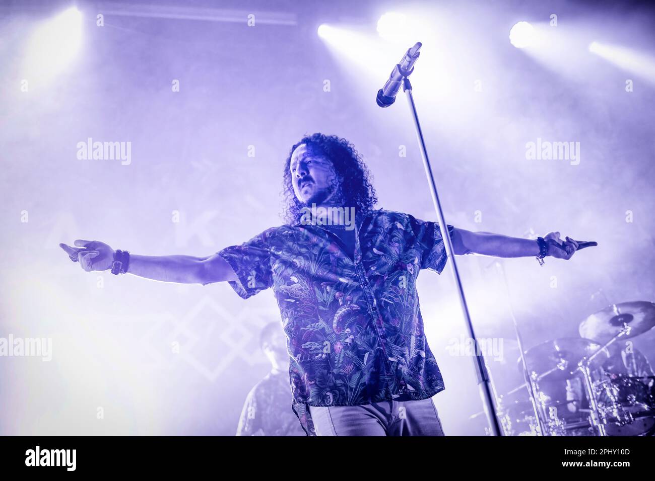 Oslo, Norway. 29th Mar, 2023. The British progressive metal band Haken ...