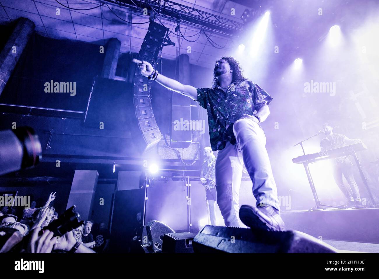 Oslo, Norway. 29th Mar, 2023. The British progressive metal band Haken ...