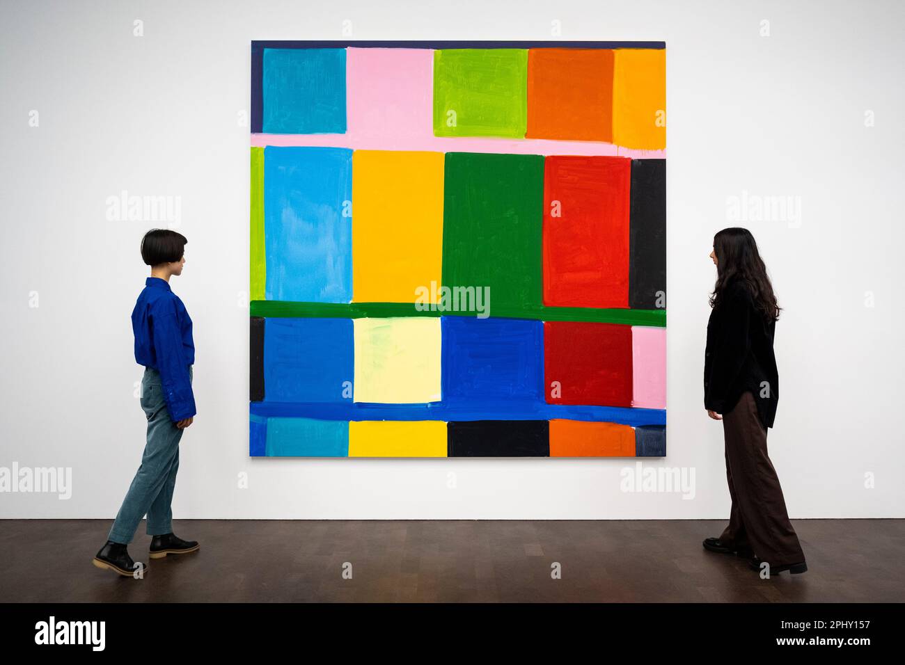 London, UK. 30 March 2023. Staff members view 'Marina's Gardens', 2022 ...