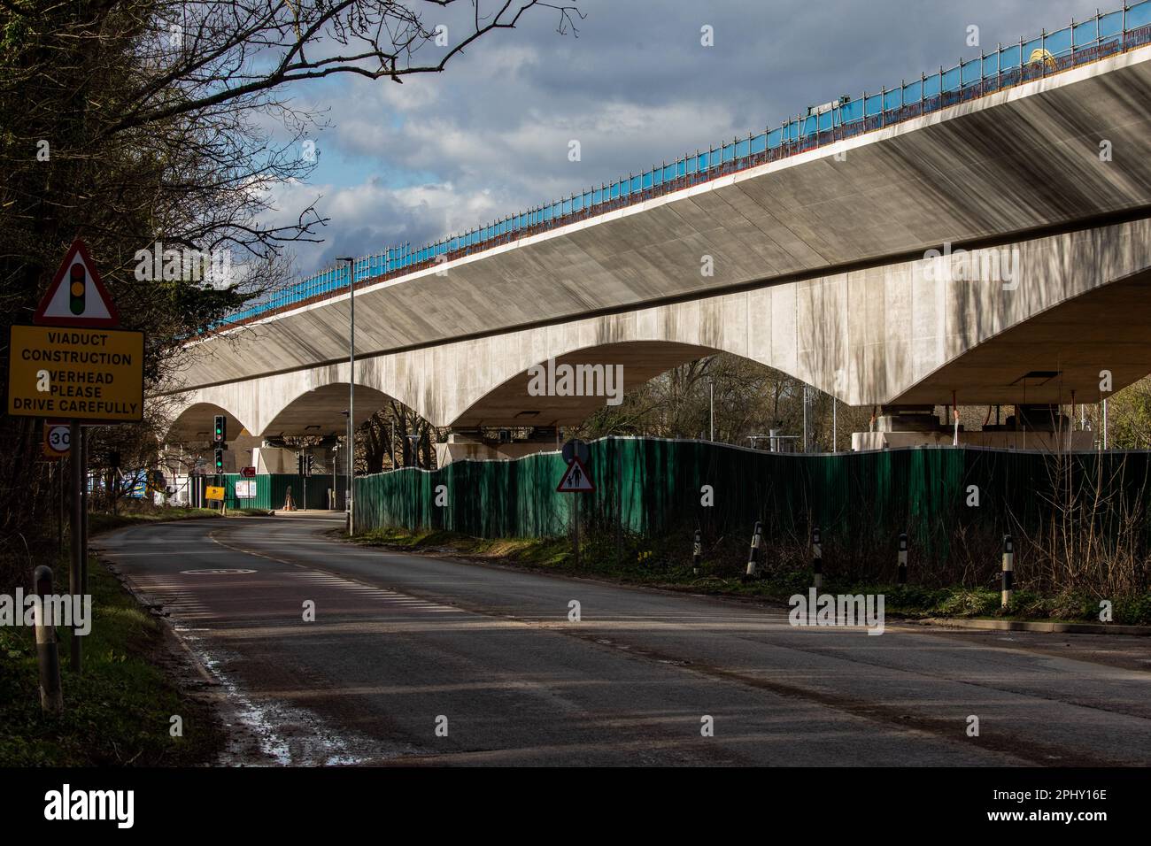 Denham, UK. 21st March, 2023. A section of the Colne Valley Viaduct for ...