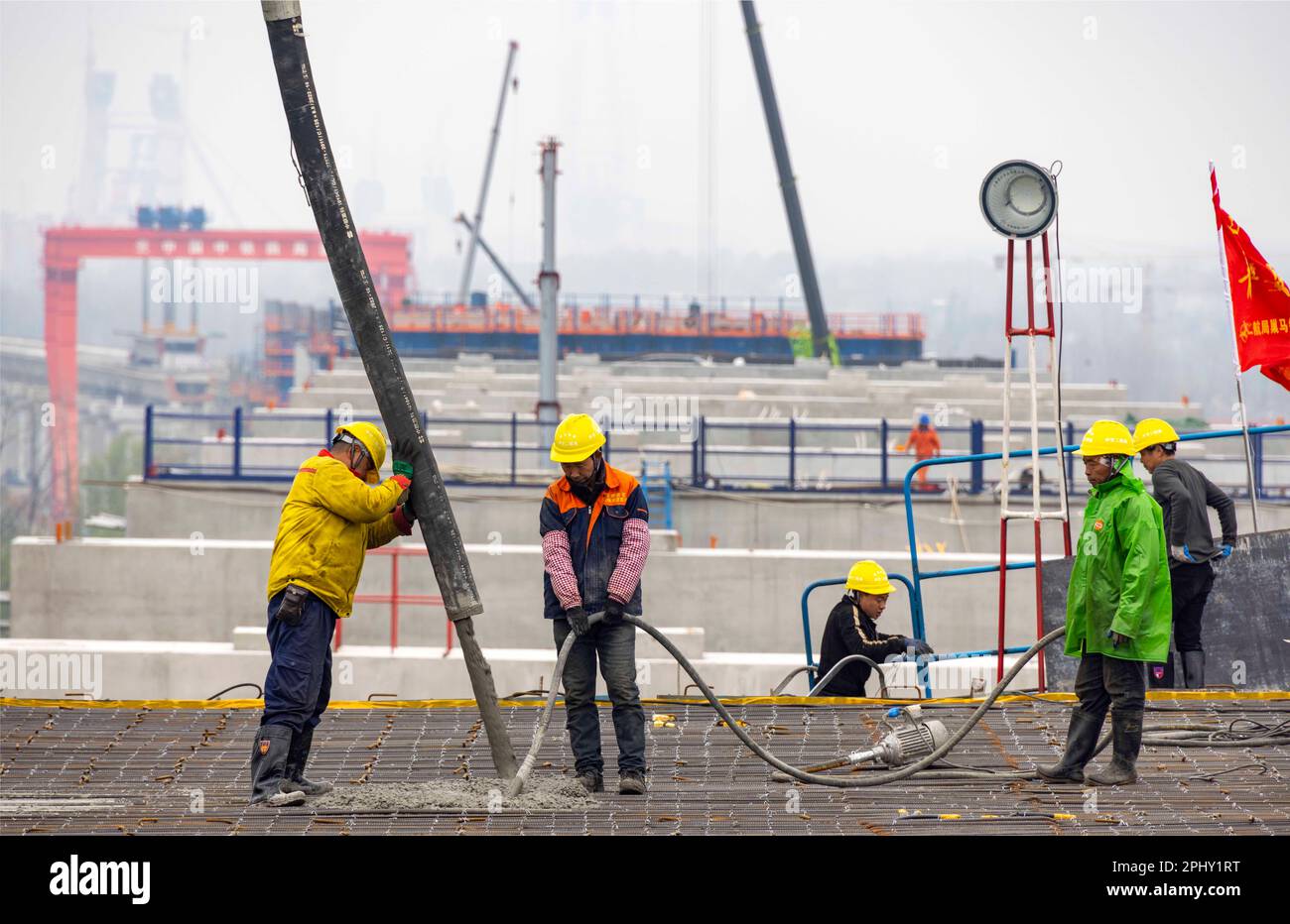 MAANSHAN, CHINA - MARCH 30, 2023 - Workers of the Second Aviation ...