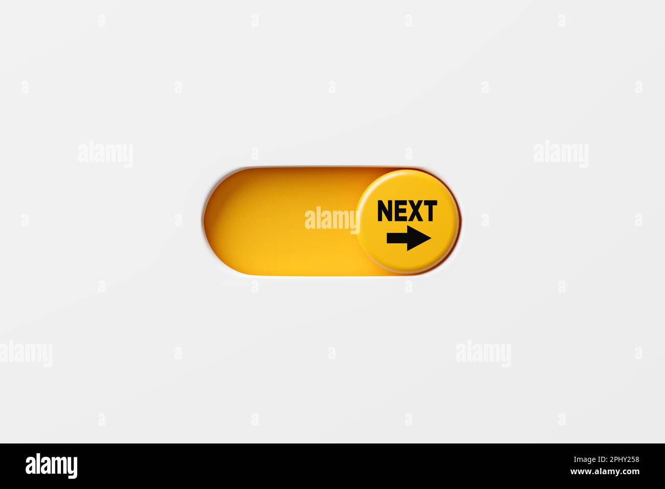 Next level or step in business or education concept. On and off toggle ...