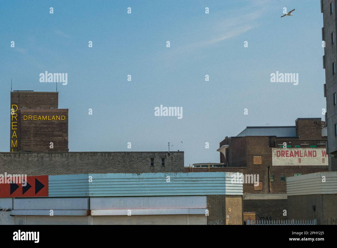 Urban landscape of dreamland and buildings in Margate Stock Photo - Alamy