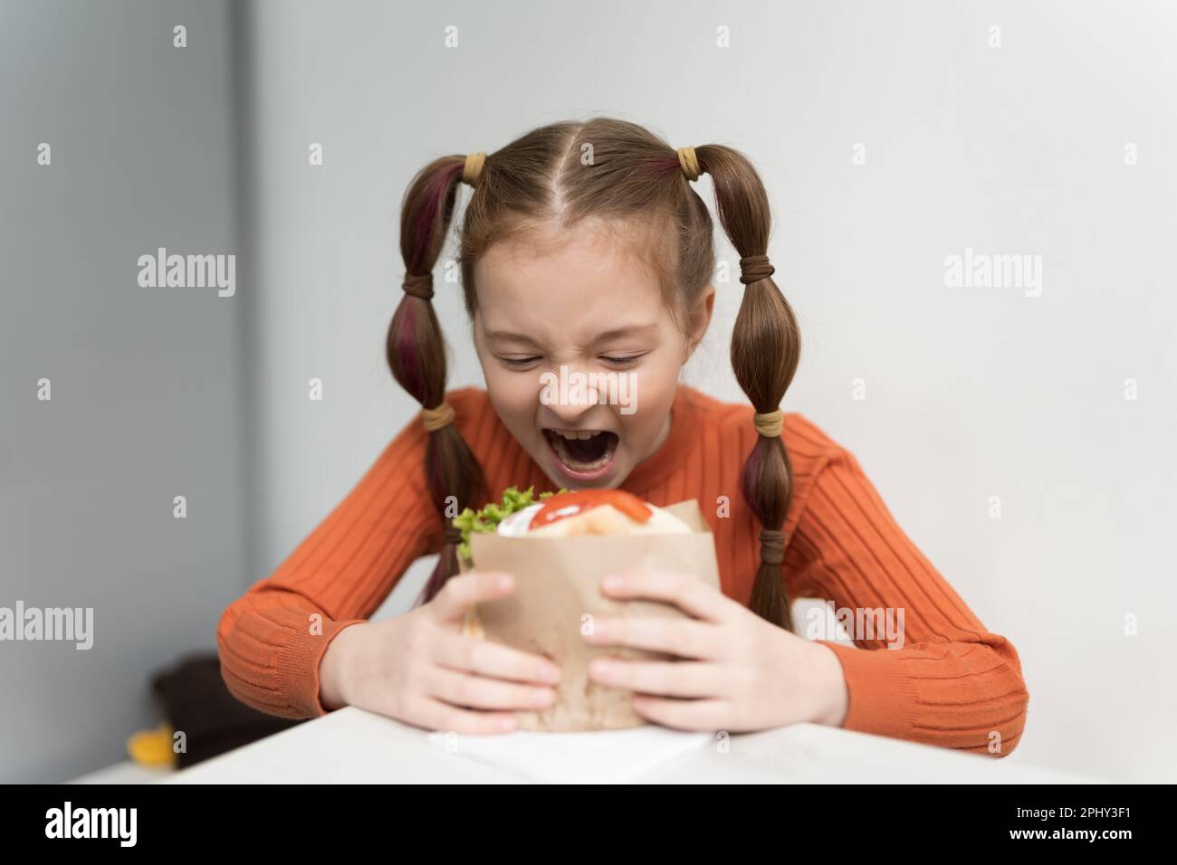 Hungry Kid Face