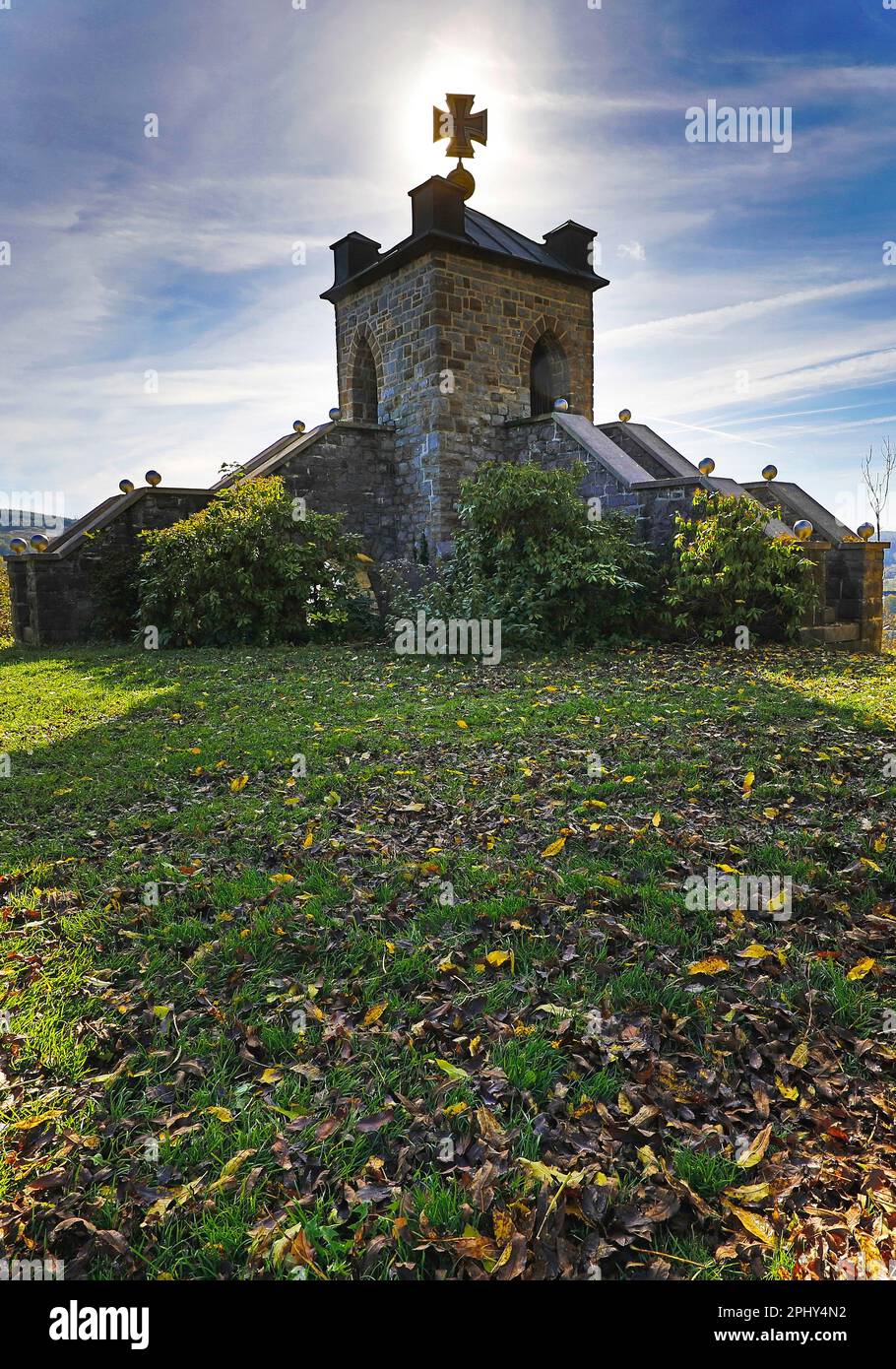 war memorial at Castle Hachen, Germany, North Rhine-Westphalia ...