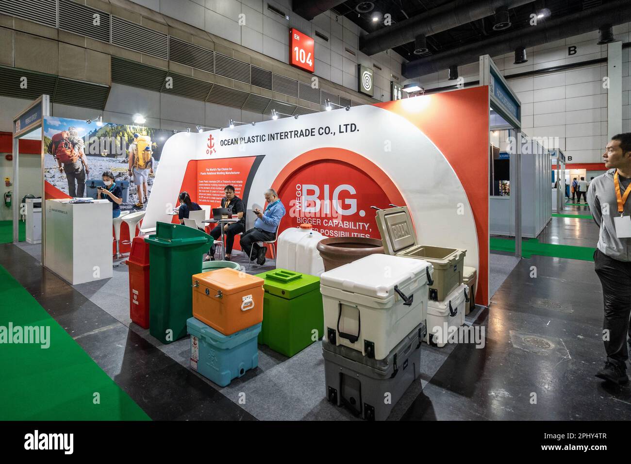 Bangkok, Thailand. 29th Mar, 2023. Ocean Plastic Intertrade is a Thailand plastic rotational ...