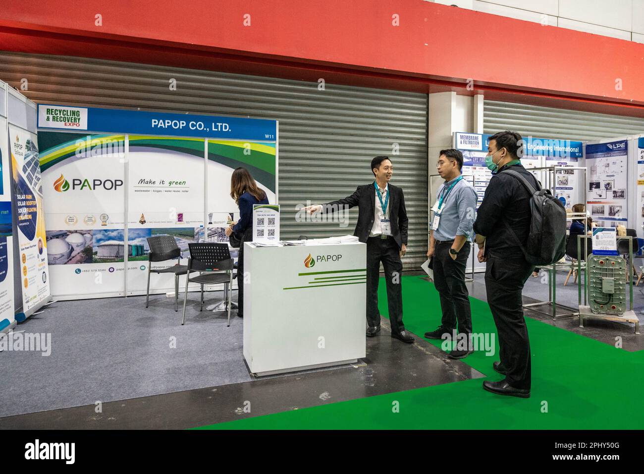 Bangkok, Thailand. 29th Mar, 2023. Papop, a tech company that focuses ...