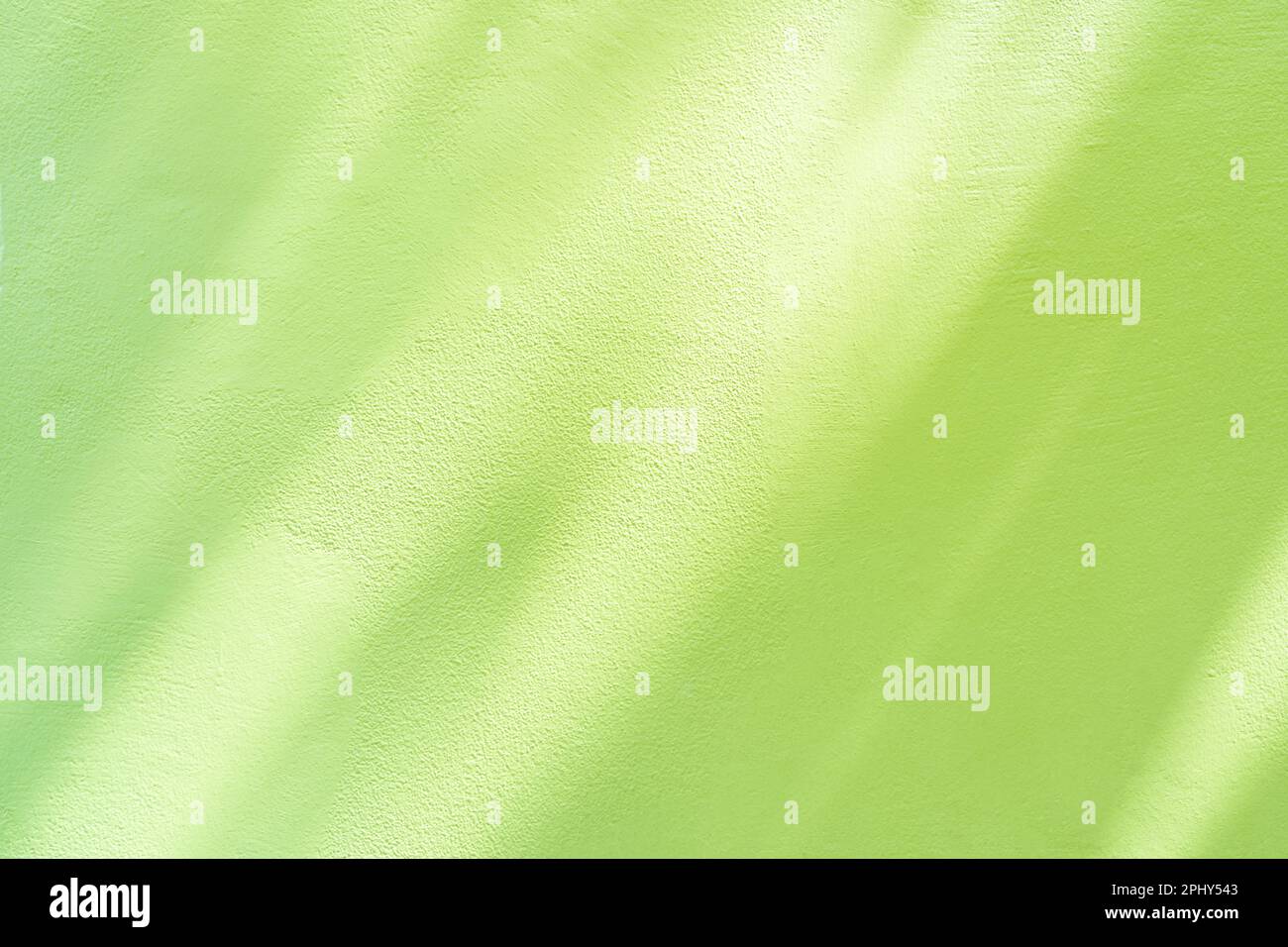 Natural shadow overlay on green colored grunge wall concrete texture ...