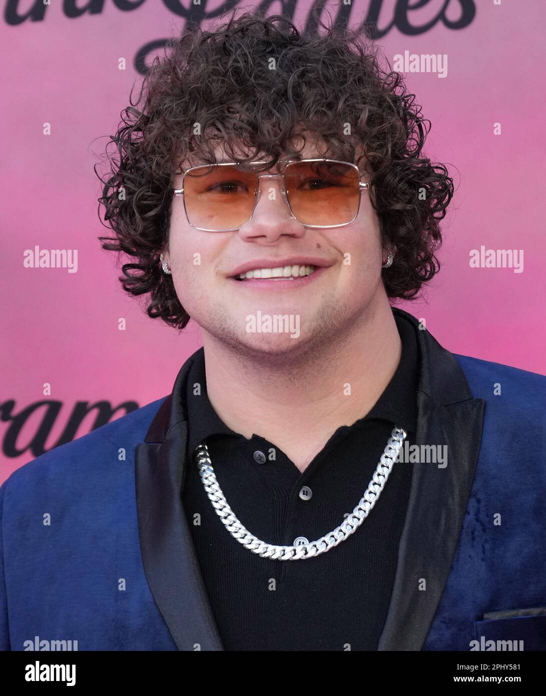 Los Angeles, USA. 29th Mar, 2023. Maximo Salas arrives at the Paramount ...