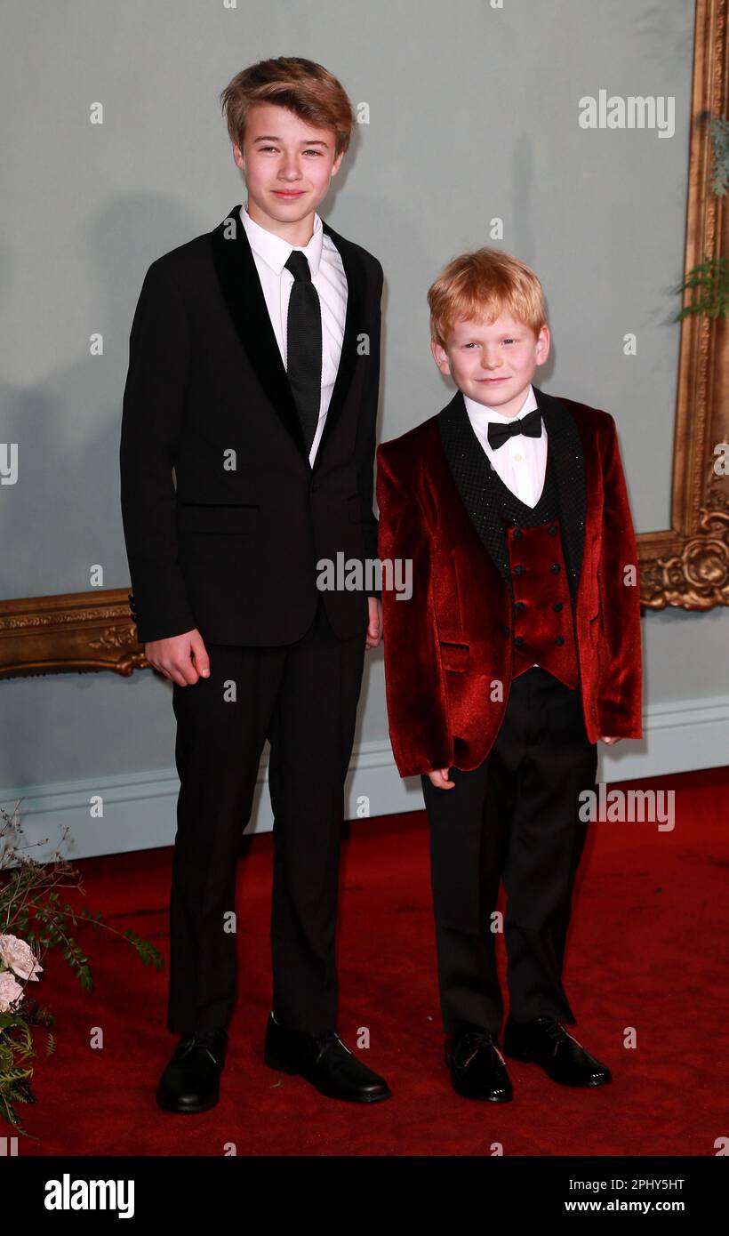 Timothee Sambor and Teddy Hawley attend "The Crown" Season 5 World ...