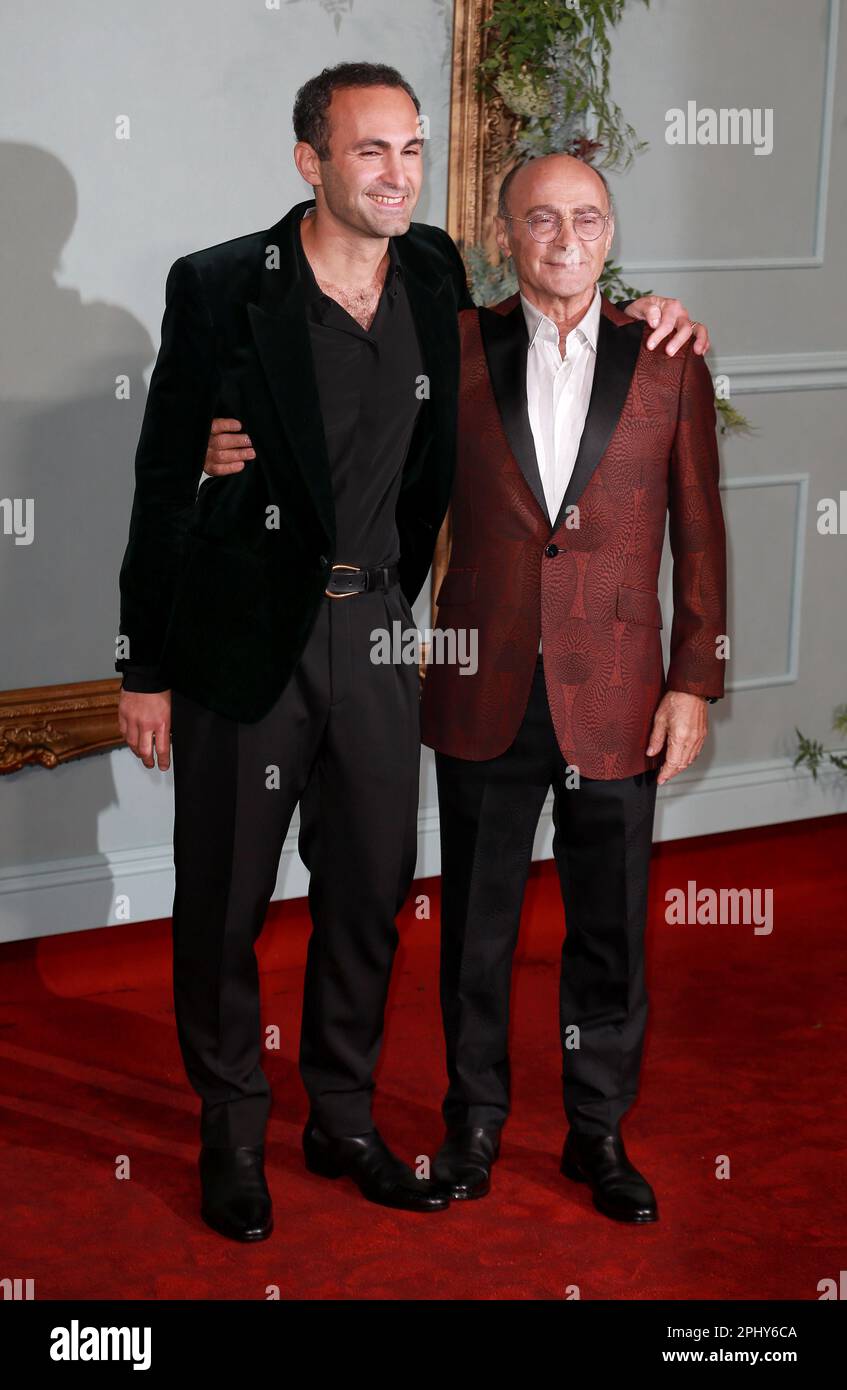 Khalid Abdalla and Salim Daw attend "The Crown" Season 5 World Premiere ...