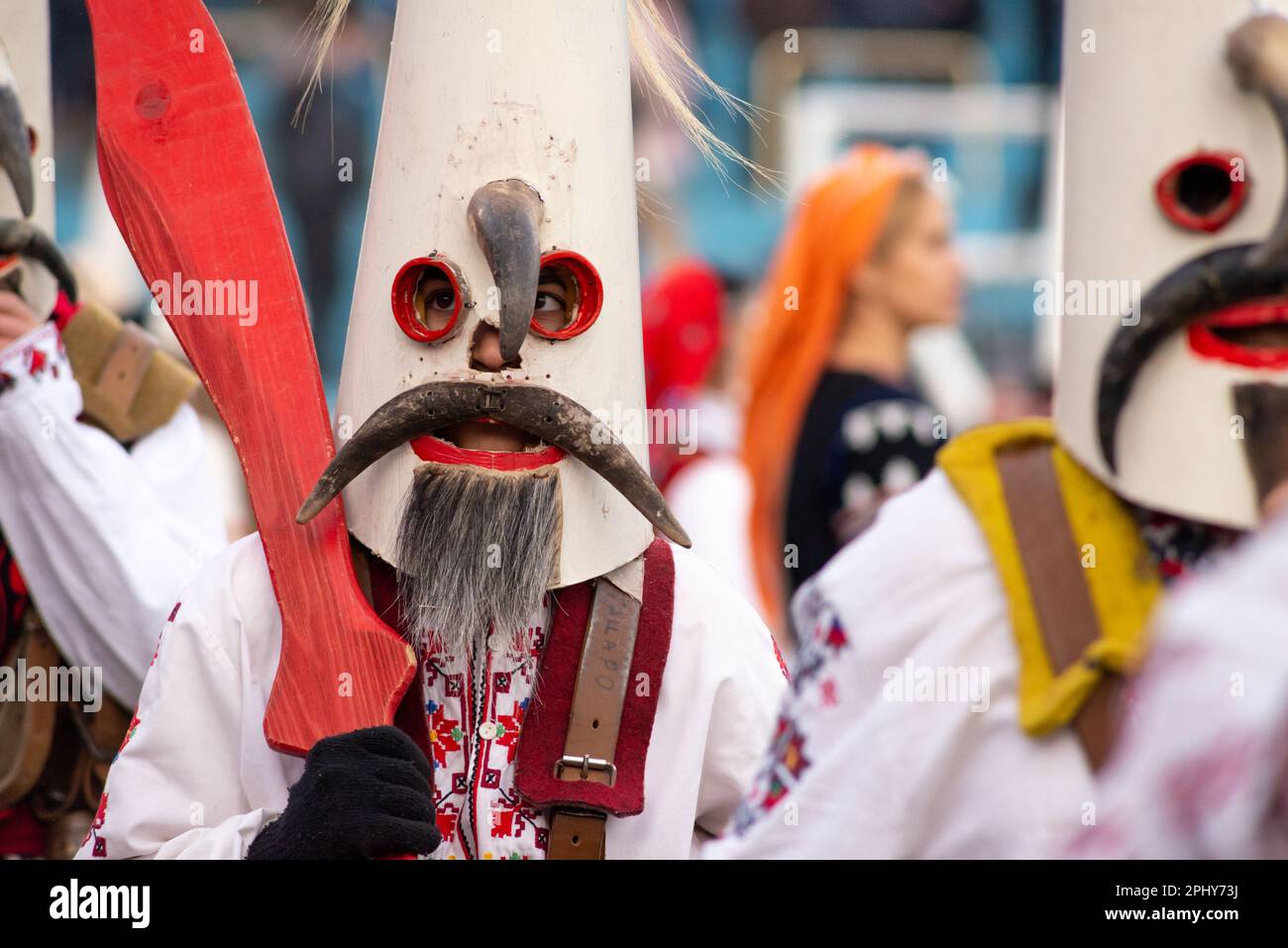 Tall conical masks hi-res stock photography and images - Alamy