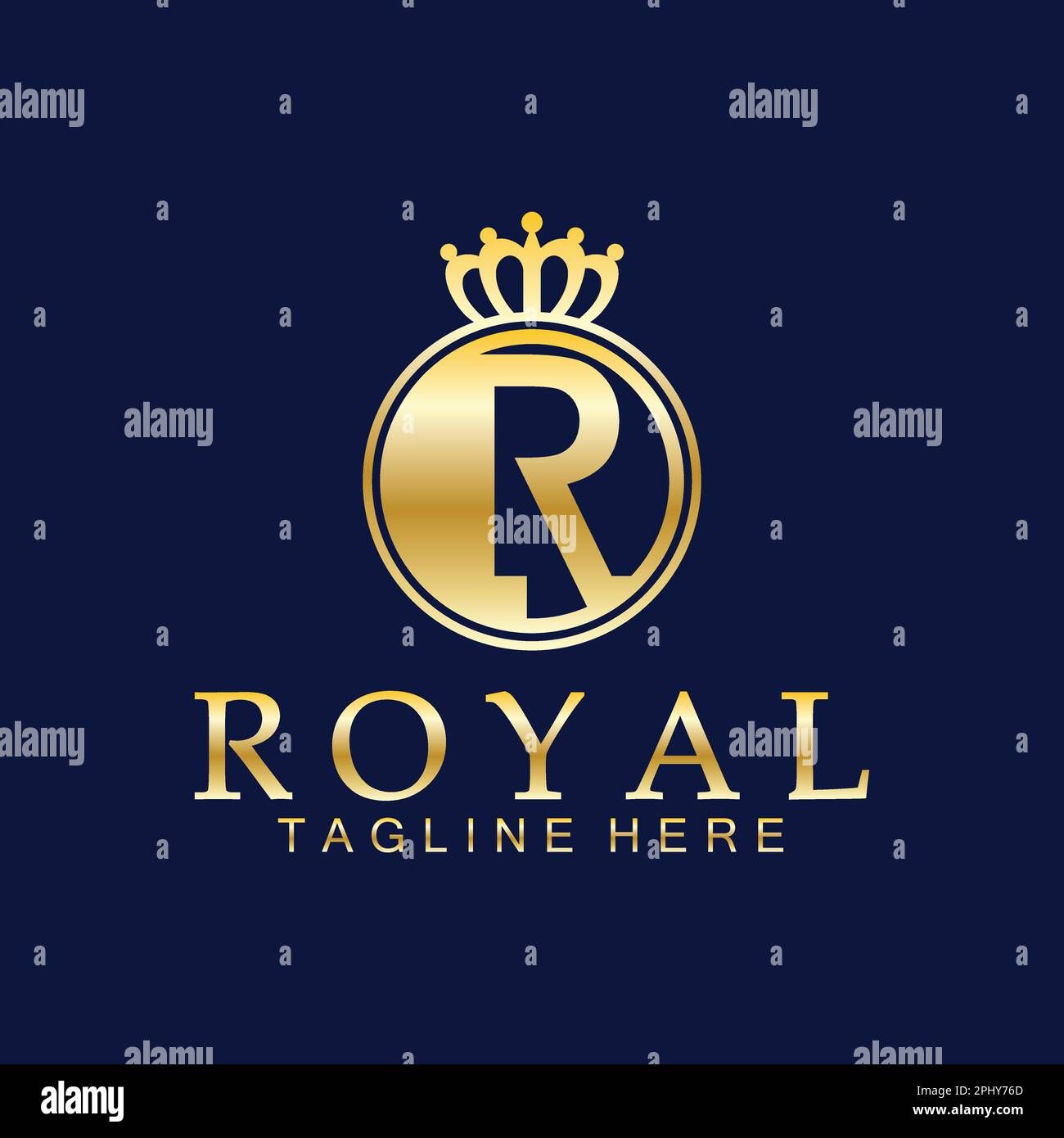 R initial royal crown logo. Royal, King, queen luxury symbol. Font ...