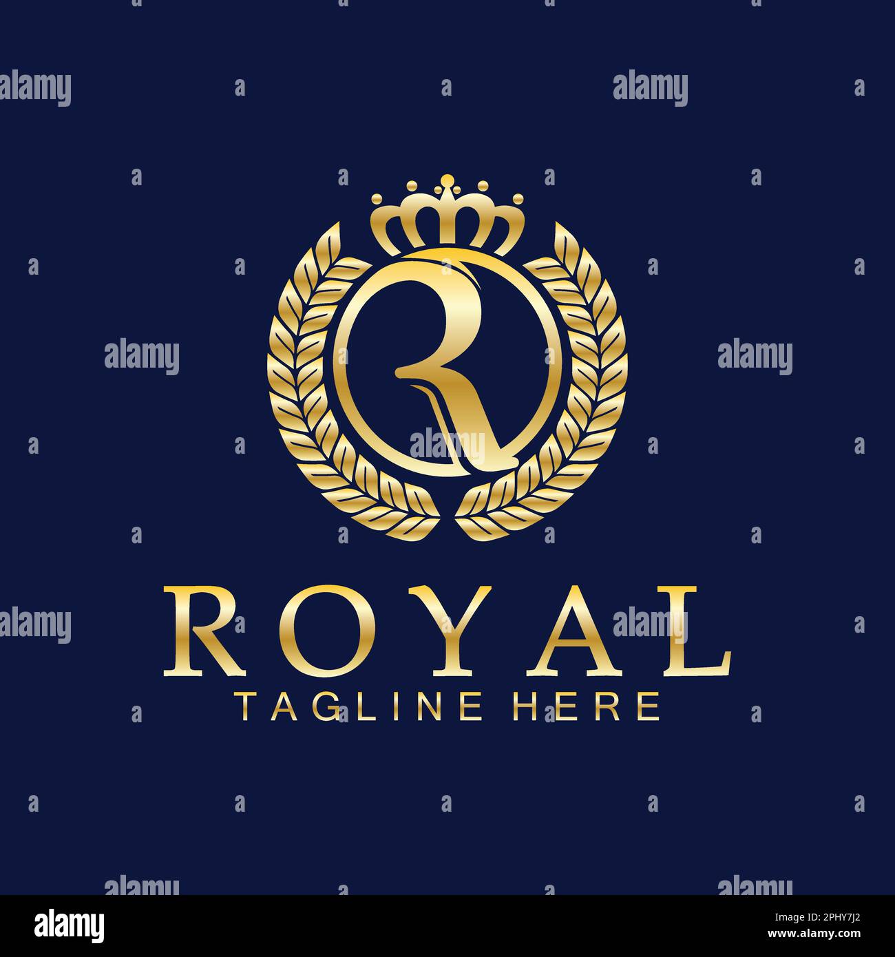 R initial royal crown logo. Royal, King, queen luxury symbol. Font ...
