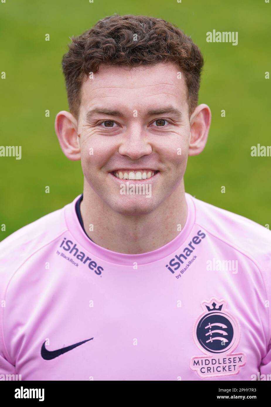 Middlesex's Ryan Higgins during the media day at Lord's Cricket Ground ...