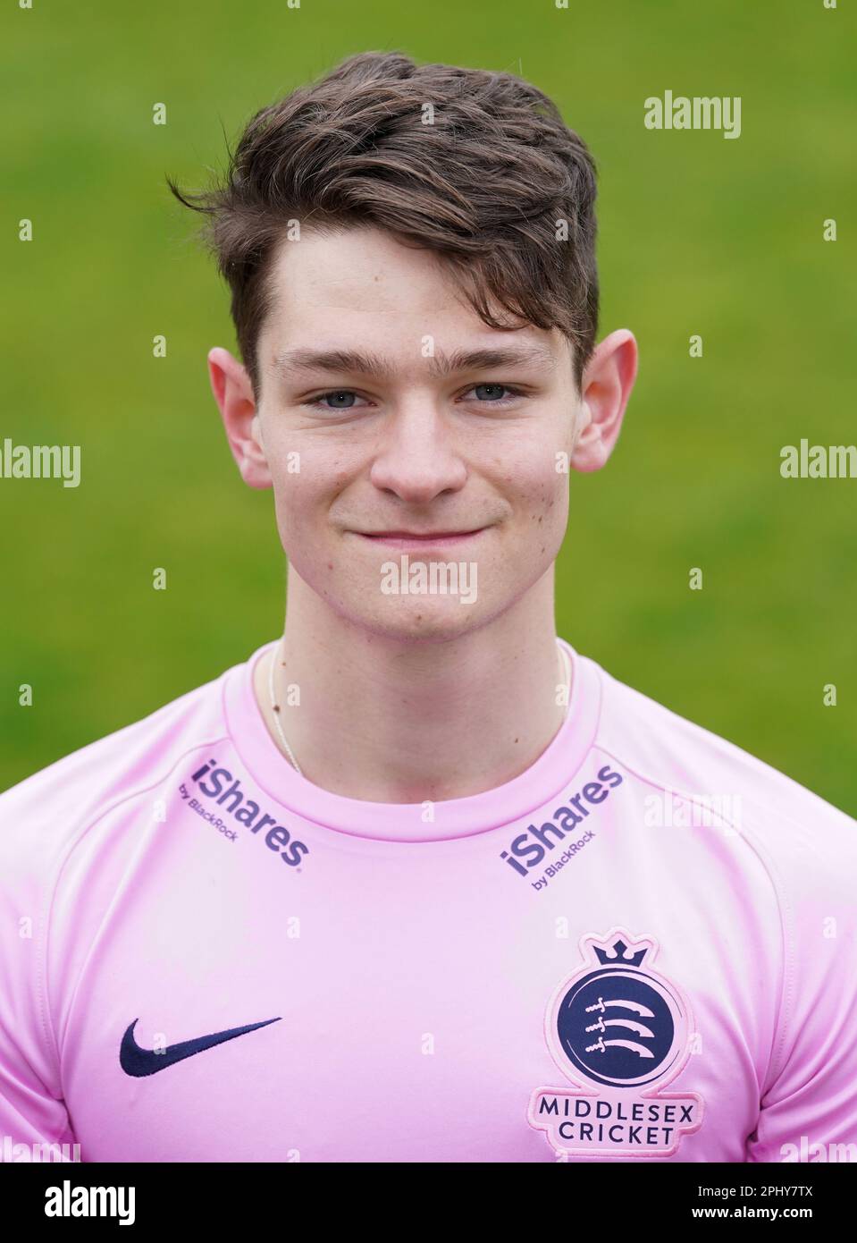 Middlesex's Jack Davies during the media day at Lord's Cricket Ground ...