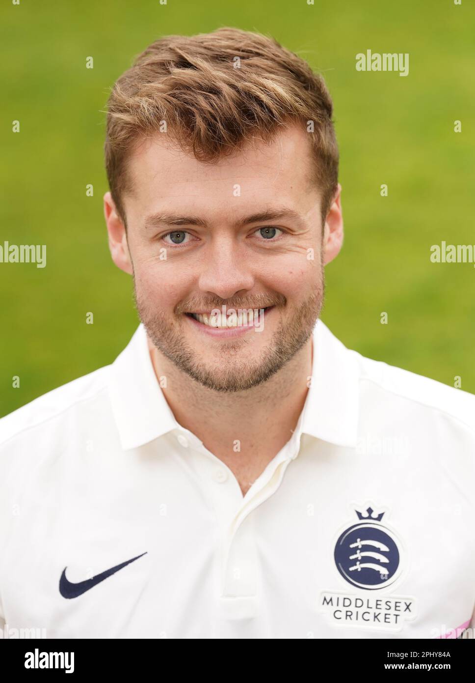 Middlesex's Tom Helm during the media day at Lord's Cricket Ground ...
