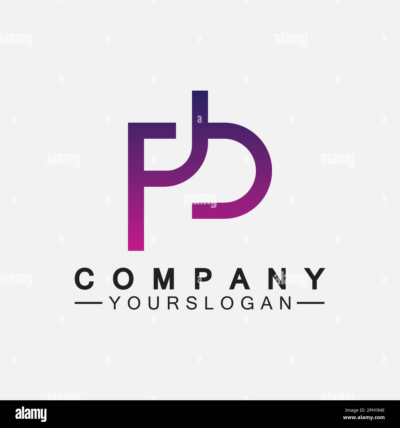PB letter logo. Creative and Minimalist Letter BP PB Logo Design Stock ...