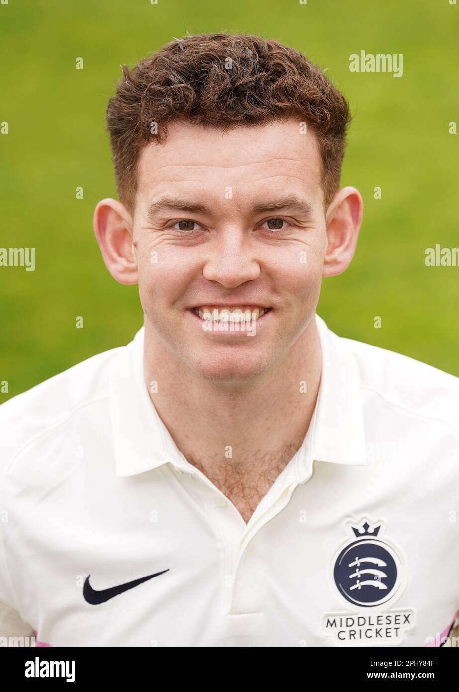 Middlesex's Ryan Higgins during the media day at Lord's Cricket Ground ...