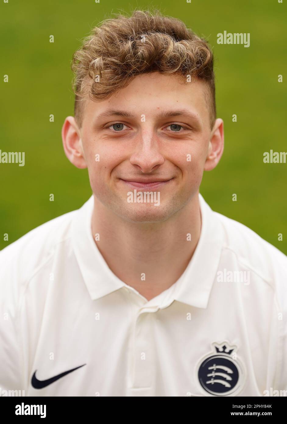 Middlesex's Luke Hollman during the media day at Lord's Cricket Ground ...