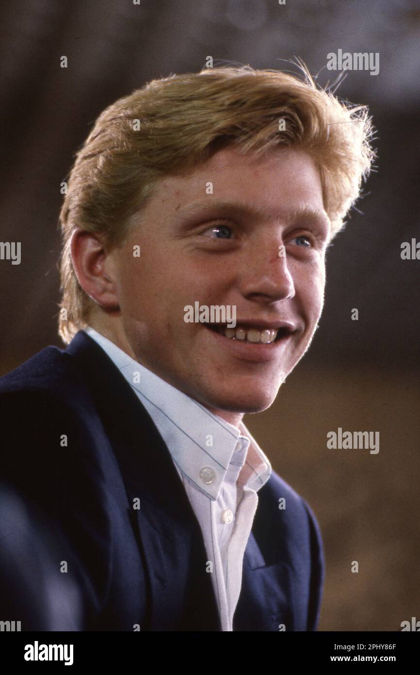 Boris BECKER, Germany, tennis player, tennis, private, here at the US ...