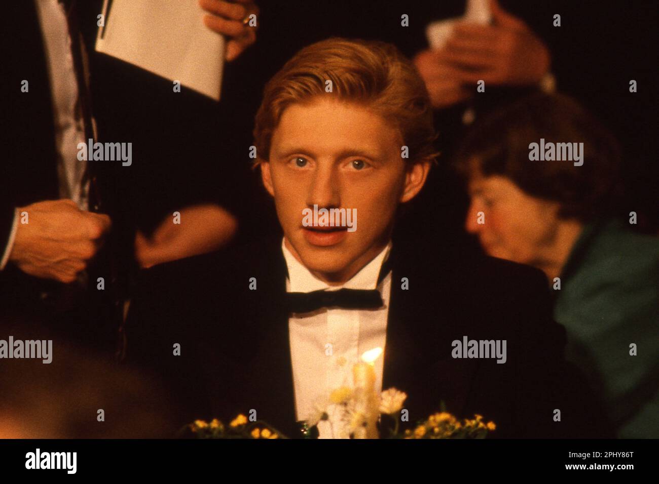 Boris BECKER, Germany, tennis player, tennis, private, in a tuxedo ...