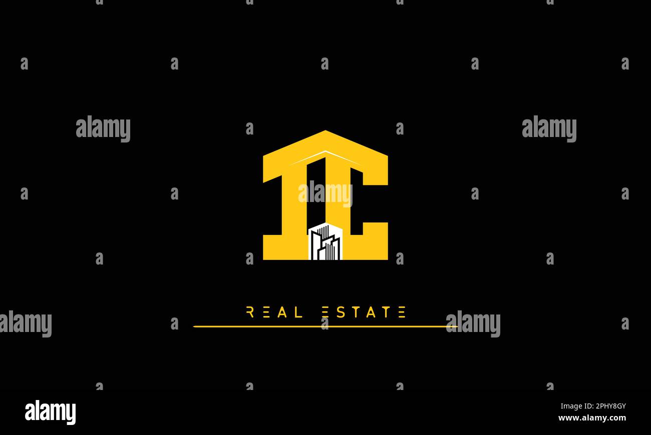 Ic real estate logo hi-res stock photography and images - Alamy