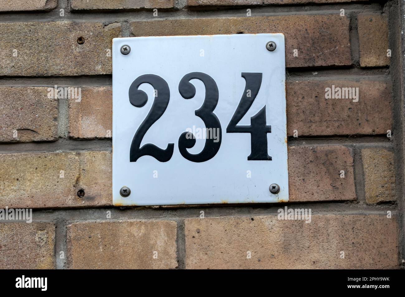 A Close Up House Number 234 At Amsterdam The Netherlands 19-3-2023 ...