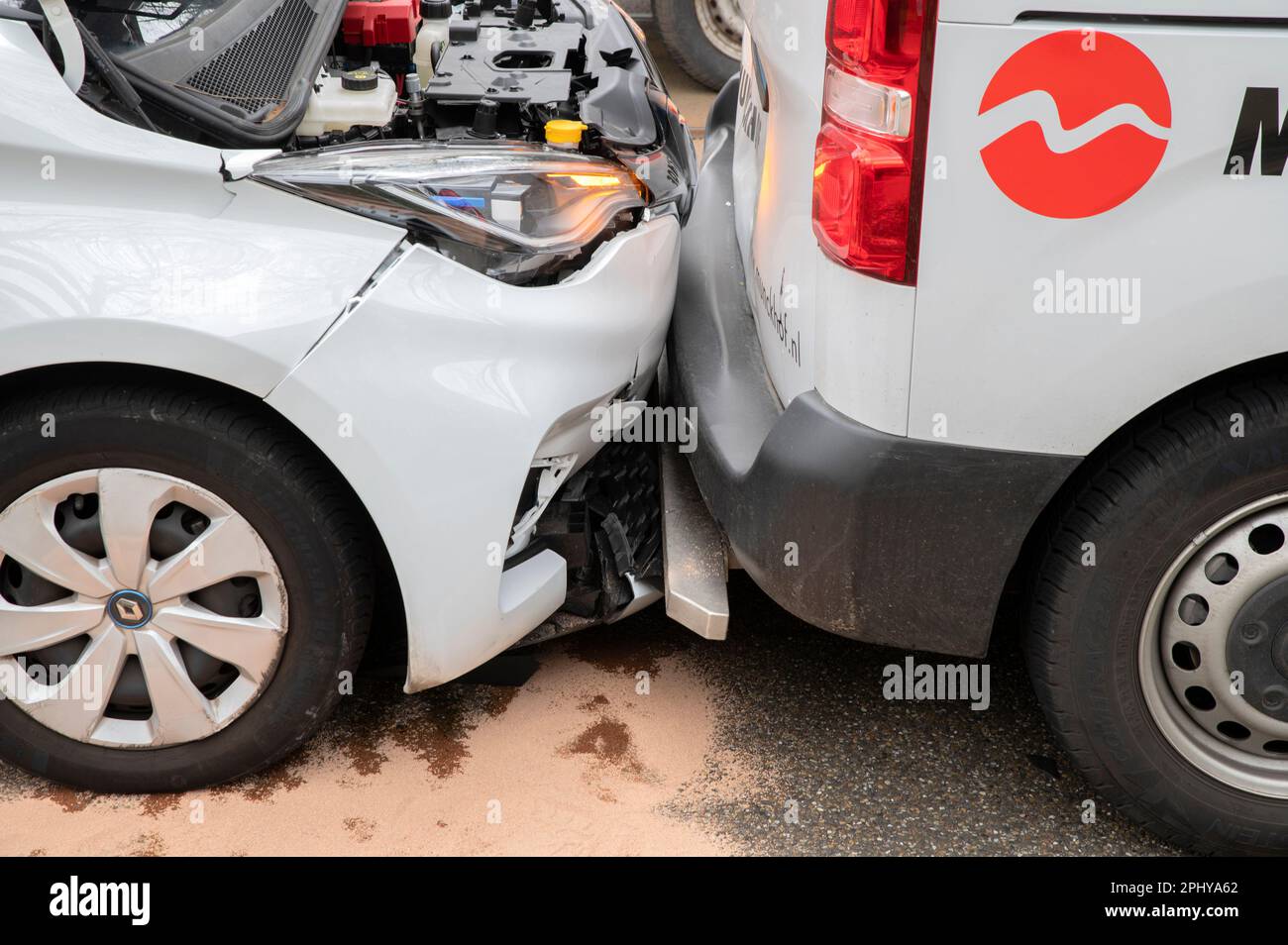 Car Accident By Car Hitting A Car A The Back At Amsterdam The ...