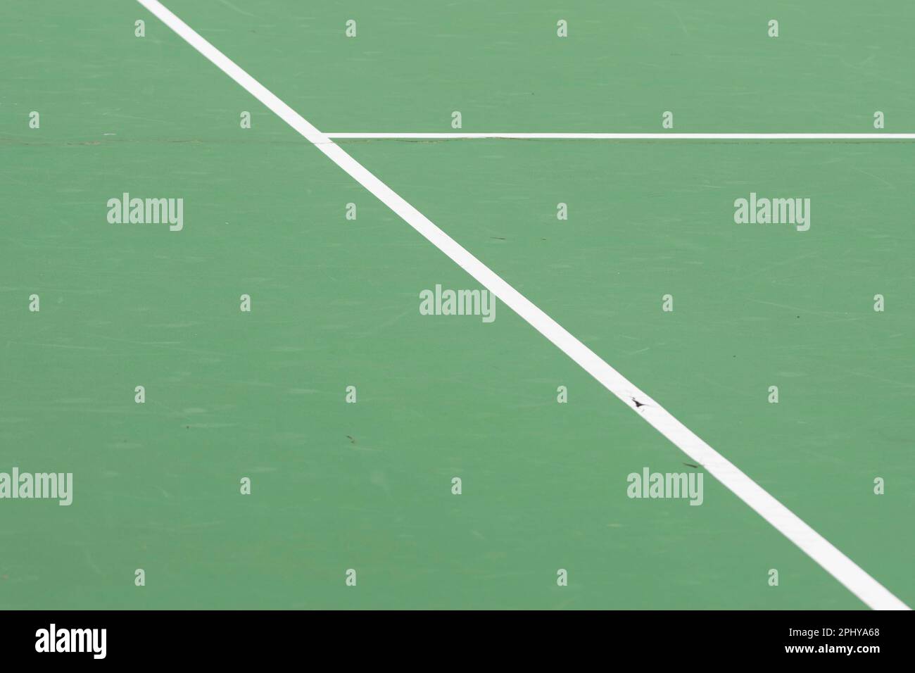 Close Up Lines Of A Tennis Field At Amsterdam The Netherlands 28-3-2023 ...